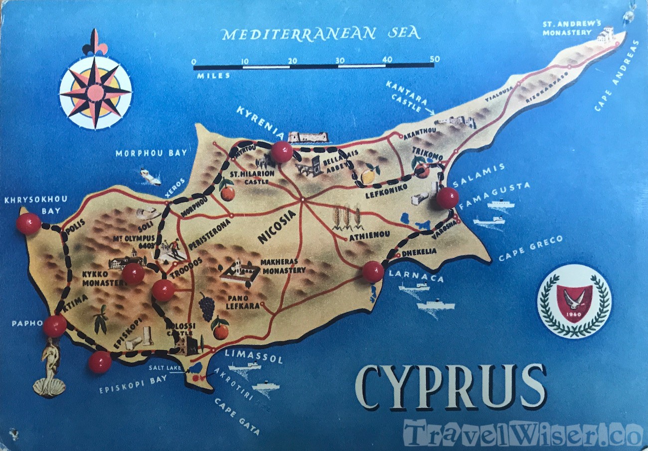 Cyprus-Itinerary-Map – Travel Wiser